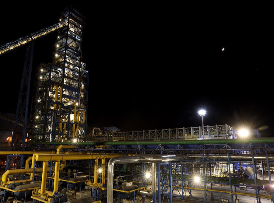 Direct reduction plant