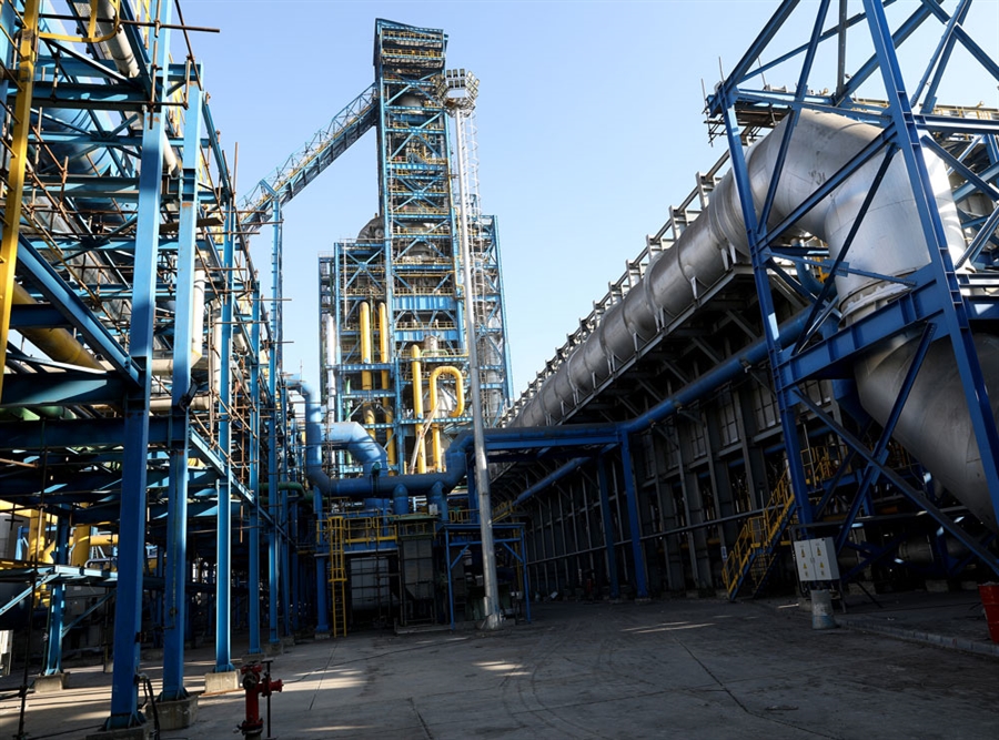 Direct reduction plant