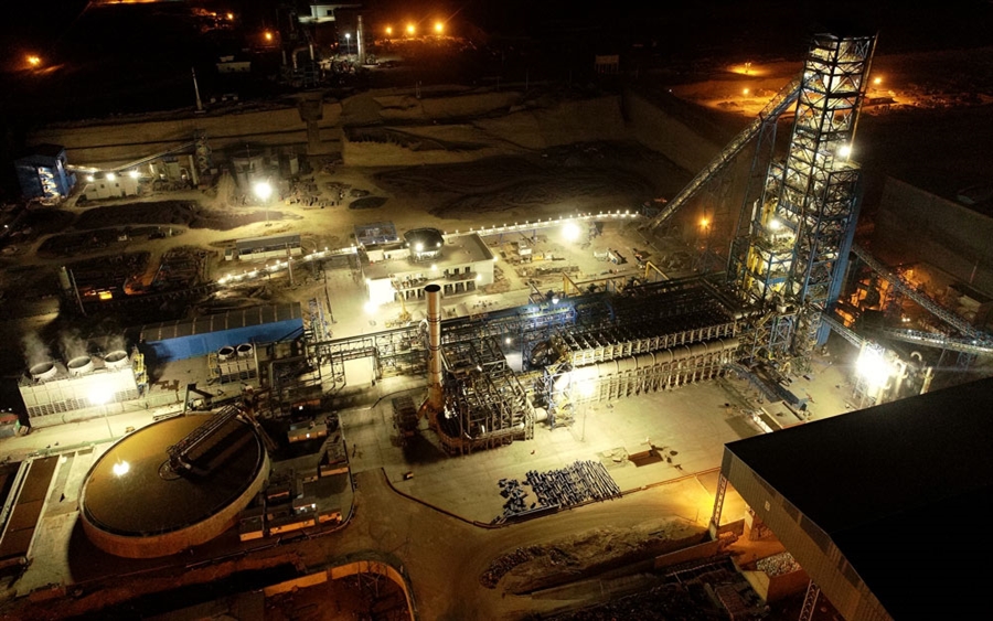 Direct reduction plant